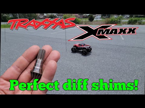 Finally found the perfect Xmaxx Diff Shim! - YouTube