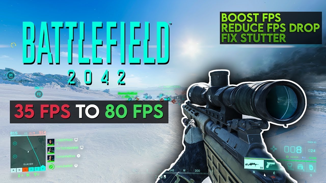 Battlefield 2042 FPS Drop Fix - FPS Ayarları Akıcı Oyun - YouTube