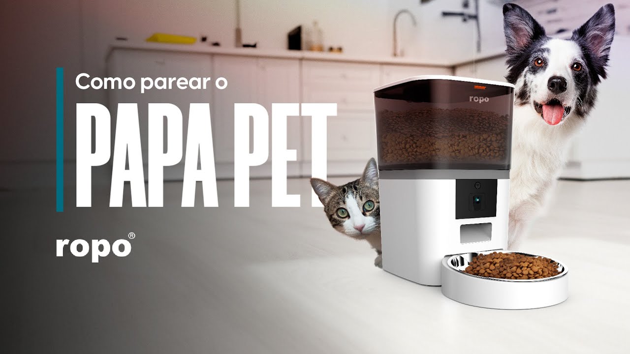 ROPO PAPA PET - ALIMENTADOR AUTOMÁTICO | PAREAMENTO COM O TUYA #pets # ...