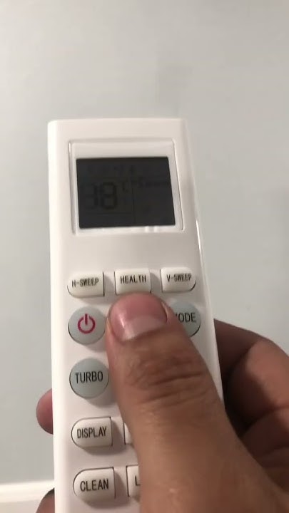 Como cambiar de grados Celsius a Fahrenheit mini split CONFORtotal - YouTube