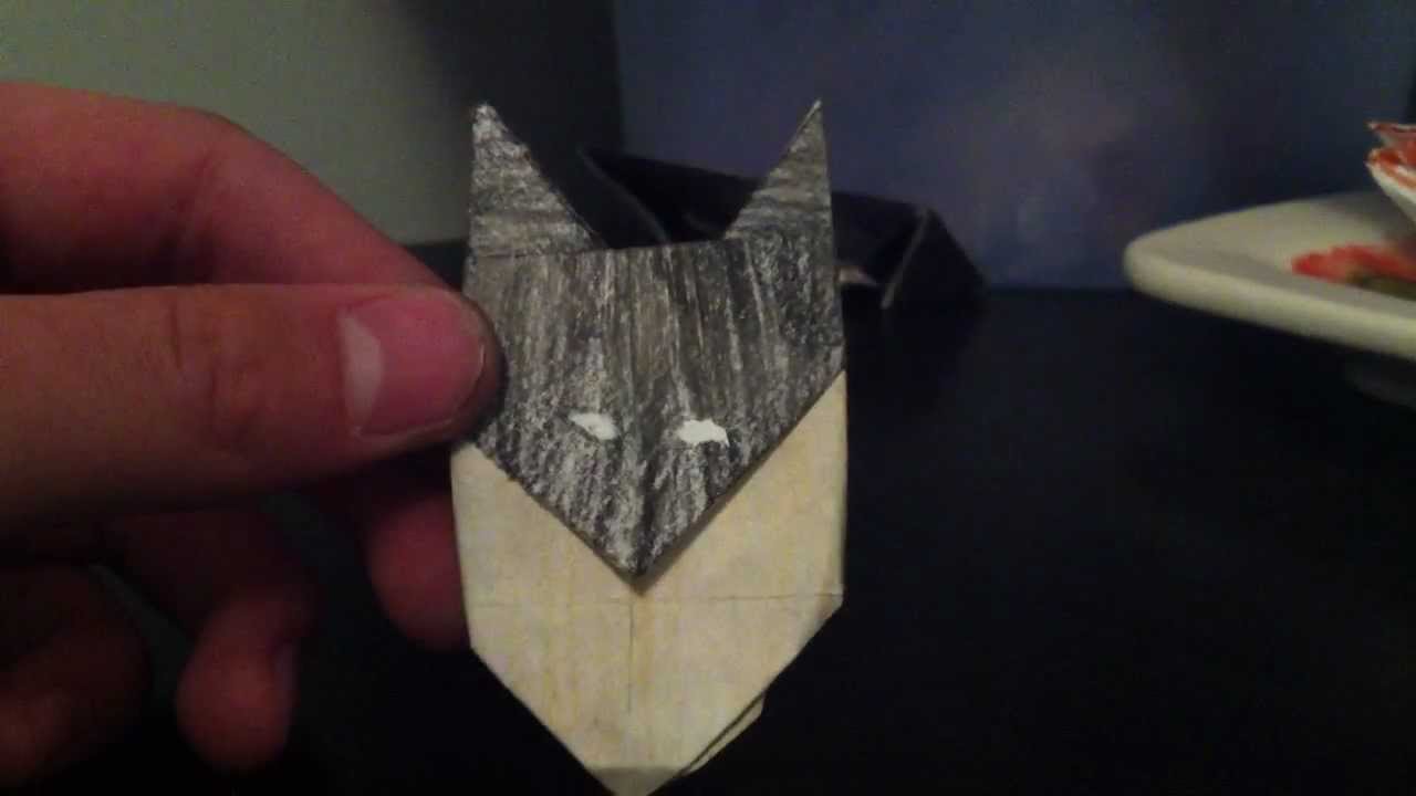 How To Make An Origami Batman - YouTube