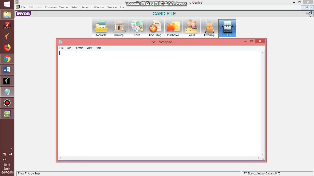 Tutorial Spend Money pada MYOB AccountRight Plus v19 - YouTube