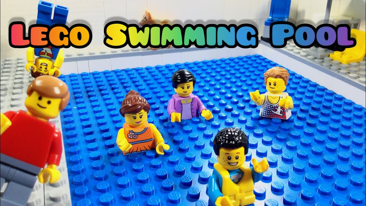 LEGO Swimming Pool - YouTube