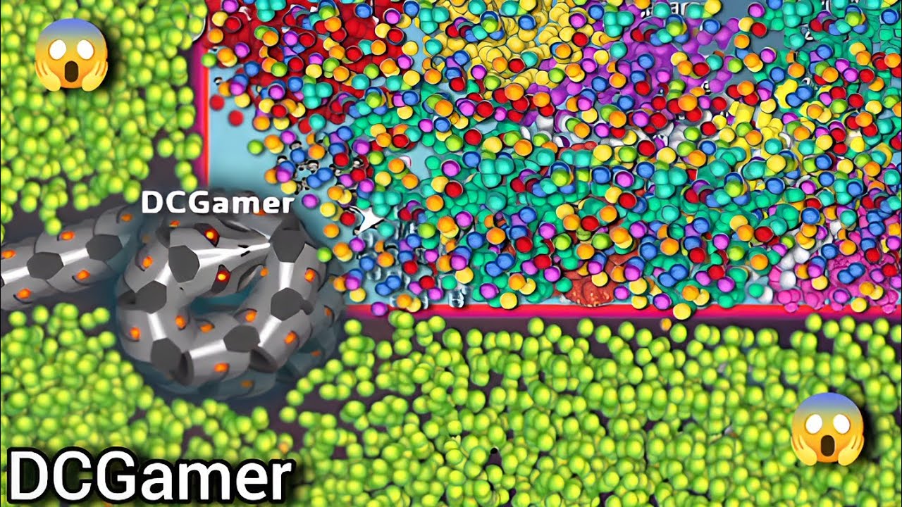 DCGamer hacker😈 snake and killing top biggest snakes😱 Finally 'SN-8000 ...
