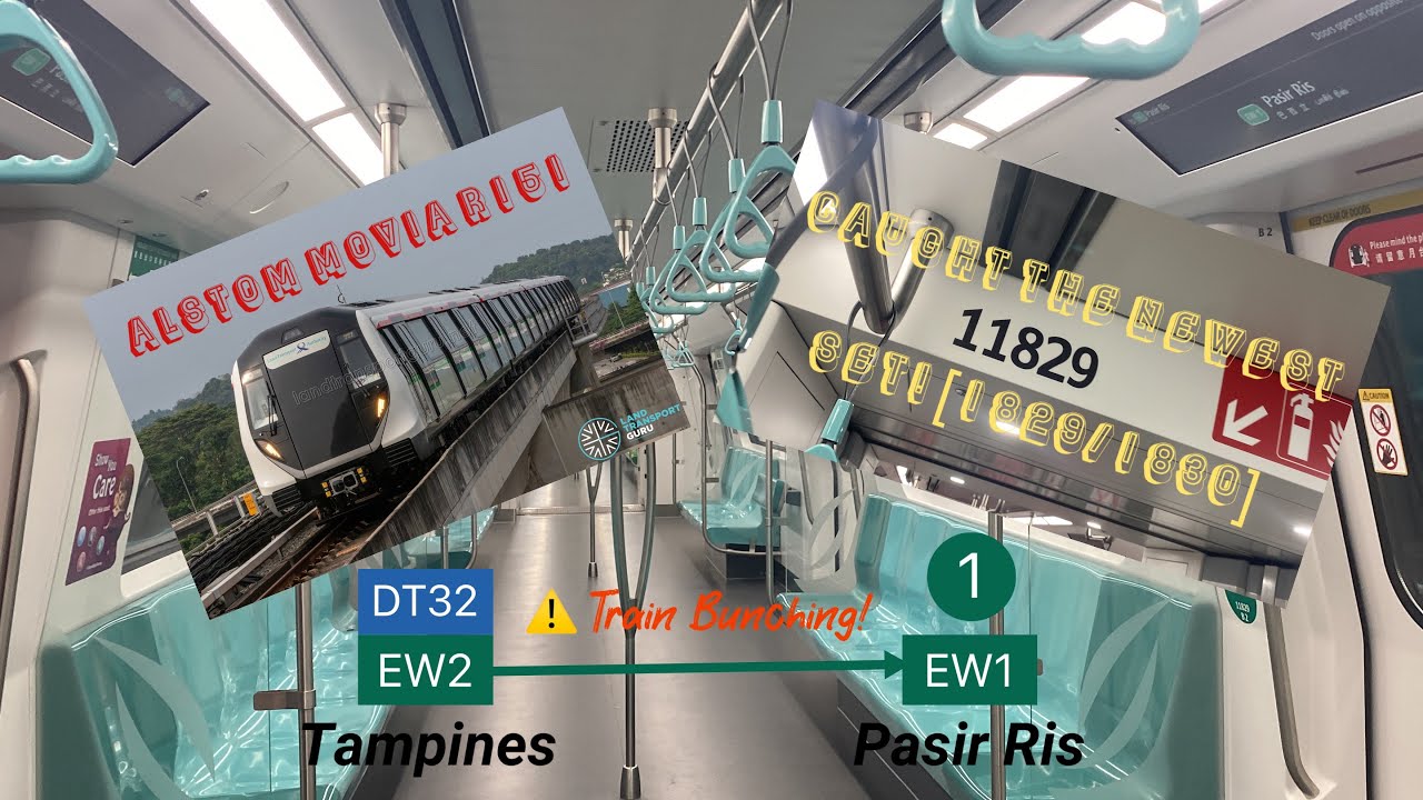(Newest R151 Set! + Train Bunching) SMRT R151 Ep.6 [829/830] EWL 🟢 EW2 ...