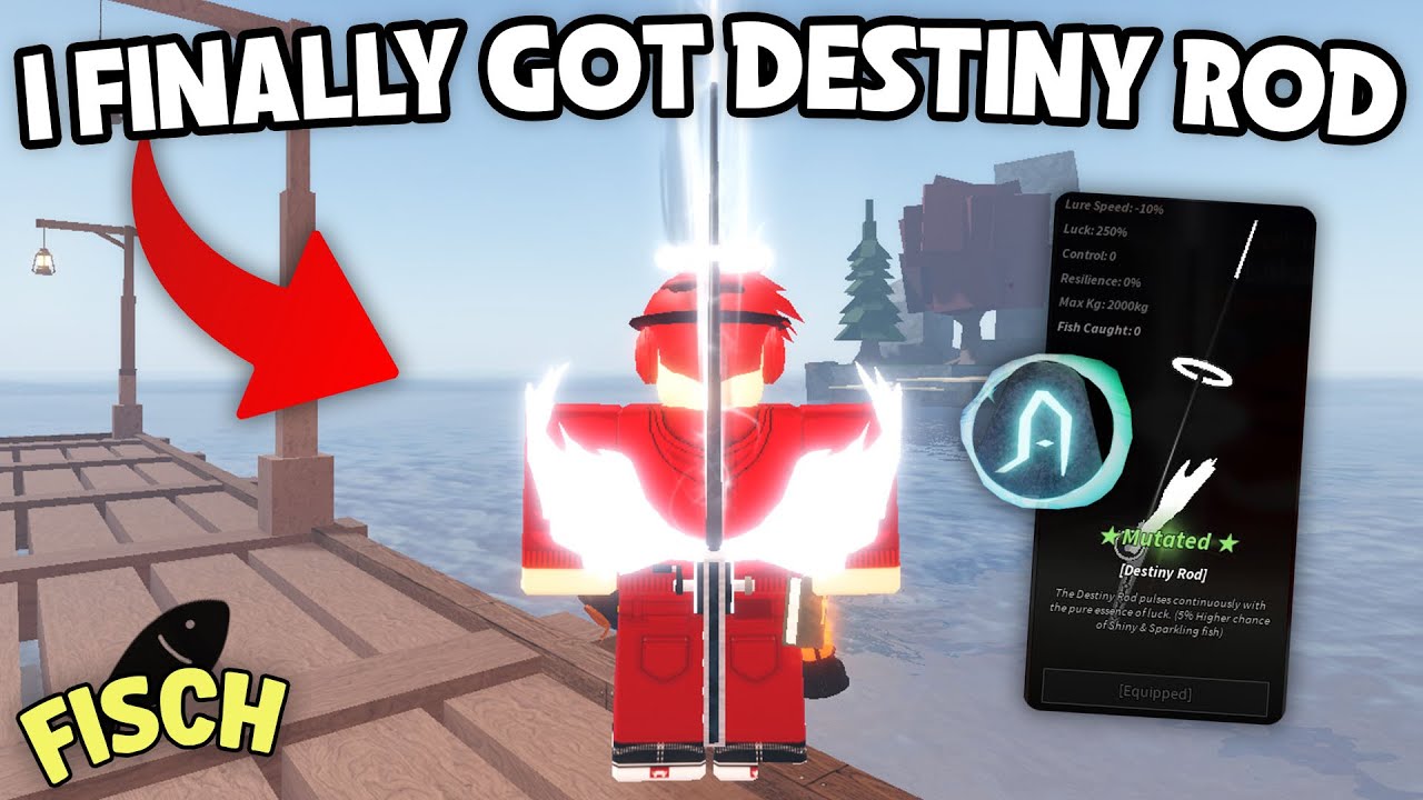 GETTING THE DESTINY ROD IN ROBLOX FISCH! - YouTube