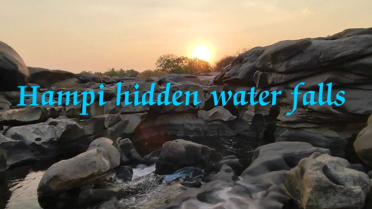 📍Hampi Hidden Places / 🌊Hampi hidden water falls/ UNESCO World Heritage ...