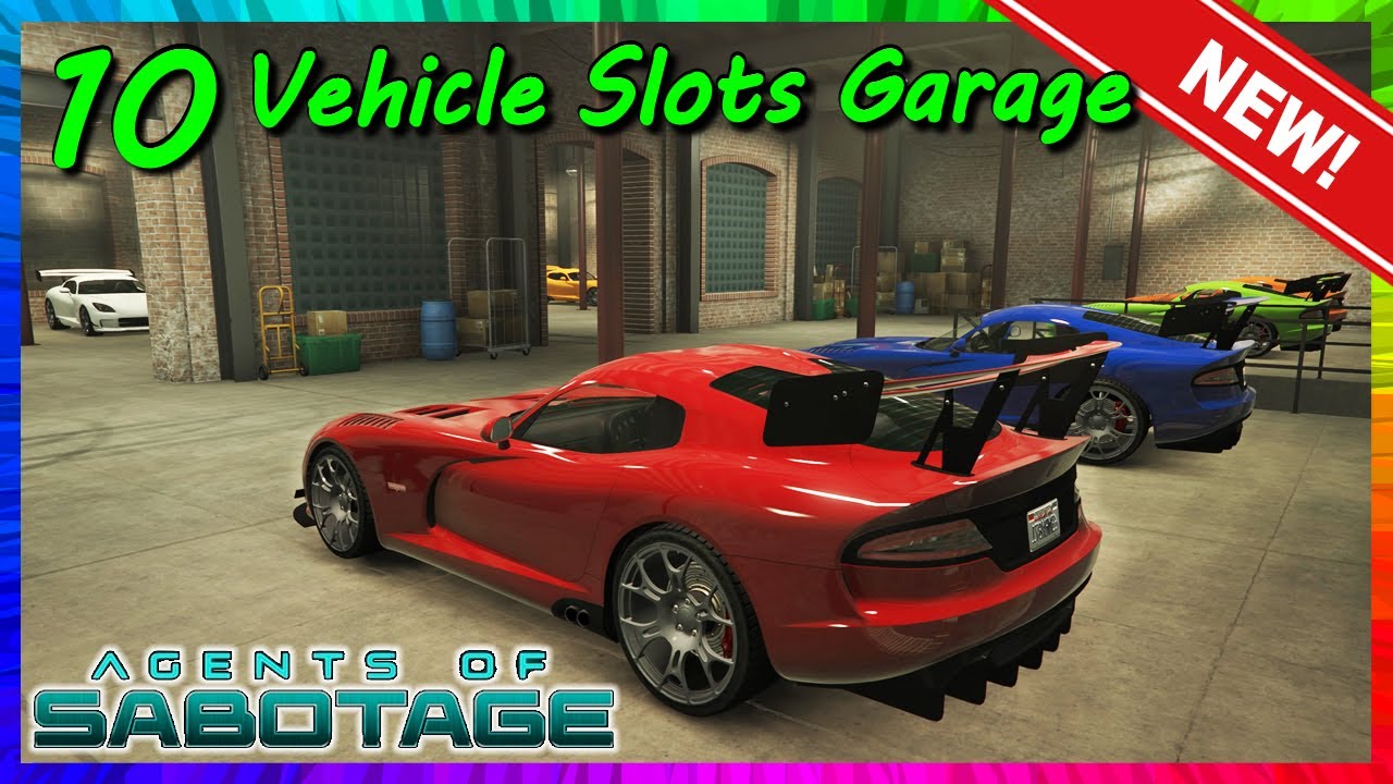New 10 Car Storage Garage, How To Get The New Garage *Agents Of ...