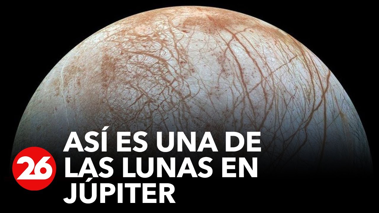 Así es una de las lunas en Júpiter - YouTube