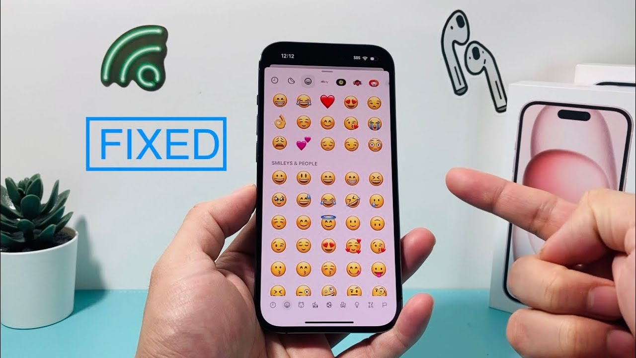 Emoji Missing After iOS Update (FIXED) - YouTube