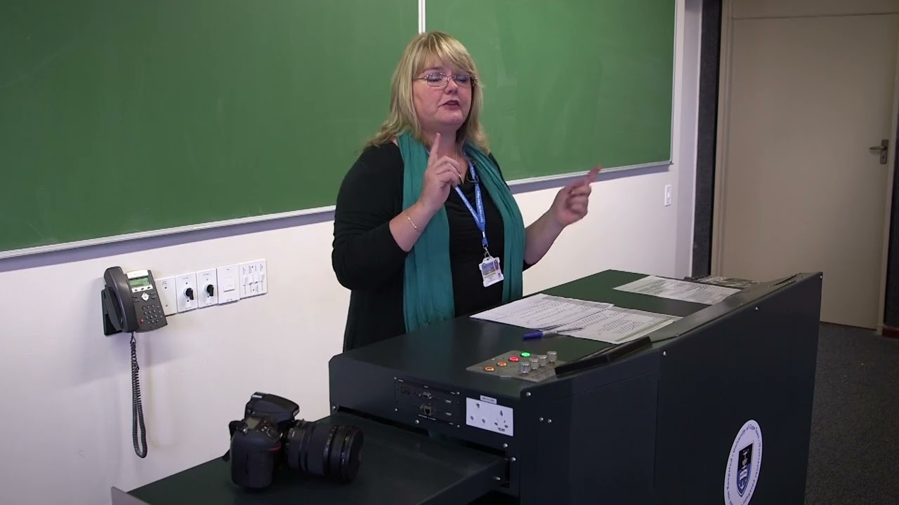Take a look at the new UCT classroom equipment - YouTube