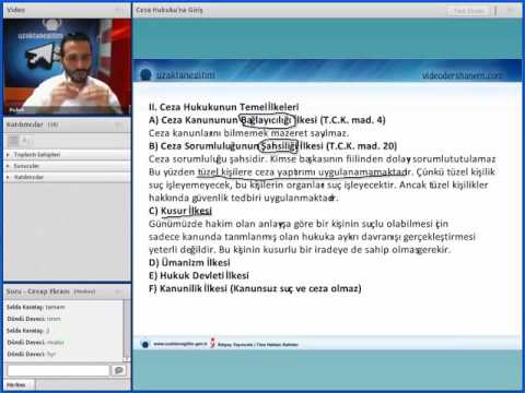 Ceza Hukuku 1 Ders  720p HD