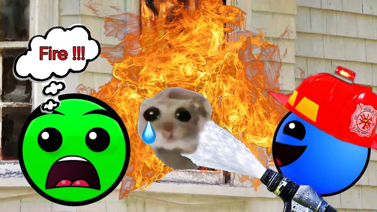 How FIRE IN THE HOLE vs WATER ON THE HILL Saved Sad Hamster - YouTube