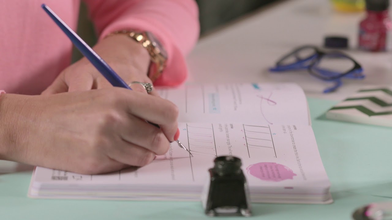 2 Position - Secrets of Modern Calligraphy - YouTube