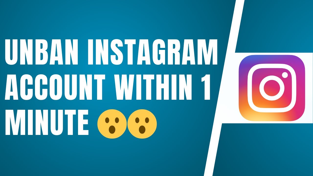 HOW TO UNBAN INSTAGRAM ACCOUNT FROM PERMANENTLY DISABLED WITHIN 1 ...