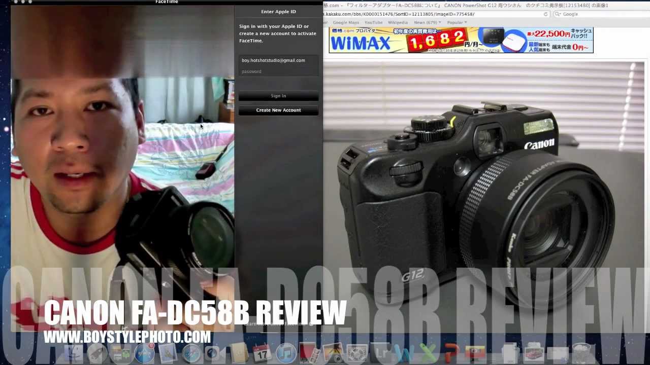 Canon FA-DC58B REVIEW by Boystylephoto - YouTube