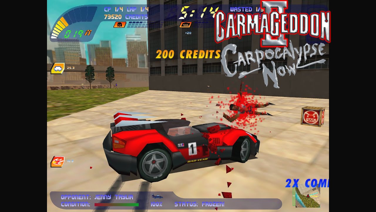 Carmageddon 2 Carpocalypse Now 3Dfx (1998) - Eagle (Beaver City) | 4K ...