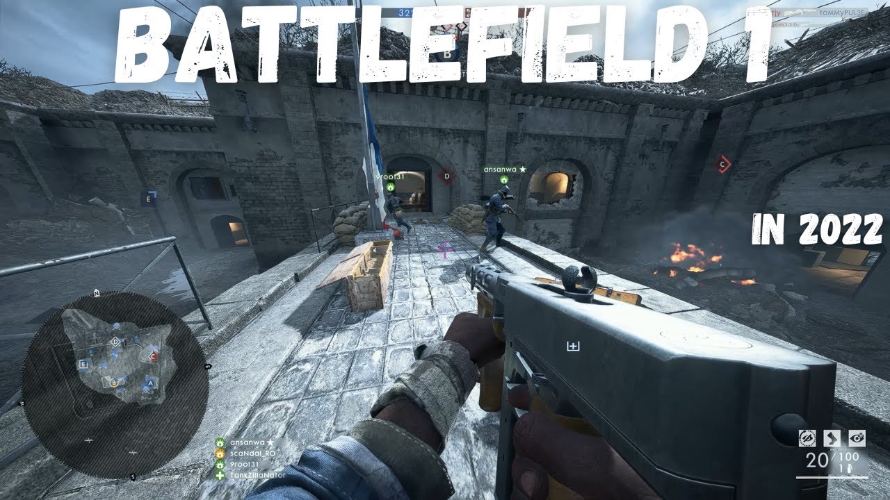 Battlefield 1 | Conquest Fort De Vaux Gameplay in 2022 | No Commentary ...