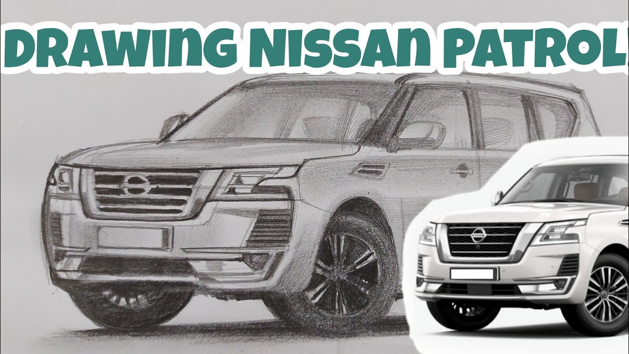 Drawing Nissan Patrol 2021 | by #jiksonsartzone - YouTube