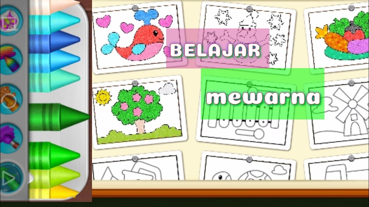 belajar mewarna# learn to color 2 - YouTube