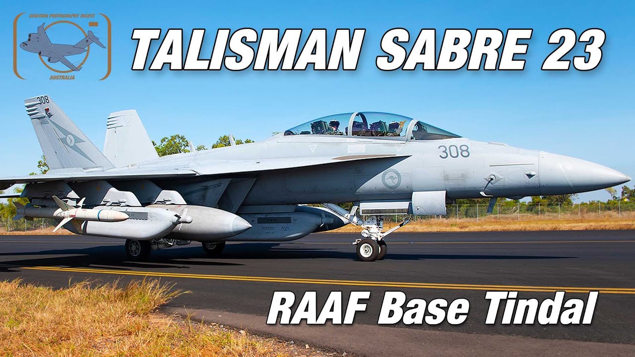 RAAF Base Tindal movements during Exercise Talisman Sabre 2023 - YouTube