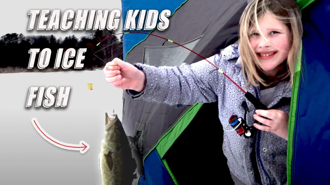 Mentors Teaching Kids How to Ice Fish - Why We Fish - YouTube