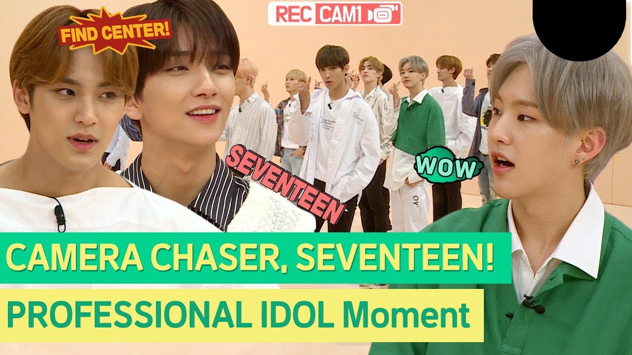 Professional IDOL SEVENTEEN is really good at Finding Cameras! # ...