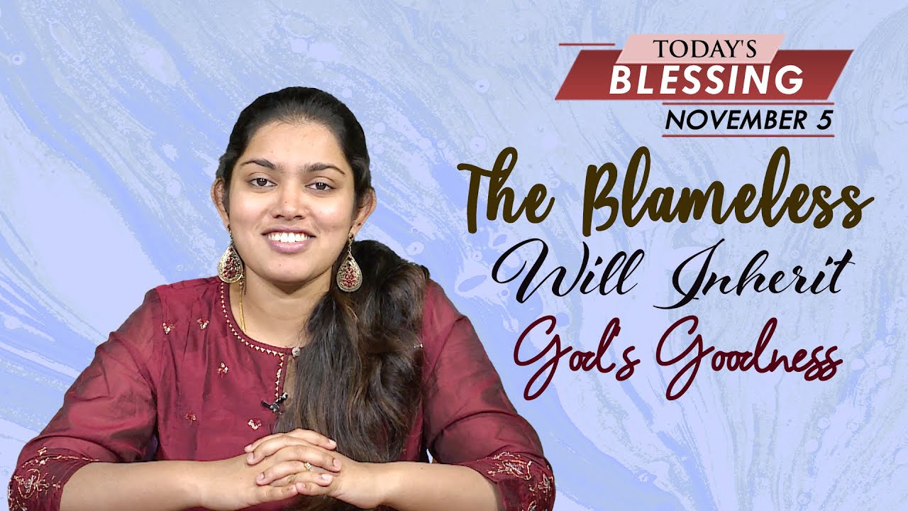 The Blameless Will Inherit God’s Goodness | Dr. Shilpa Dhinakaran ...
