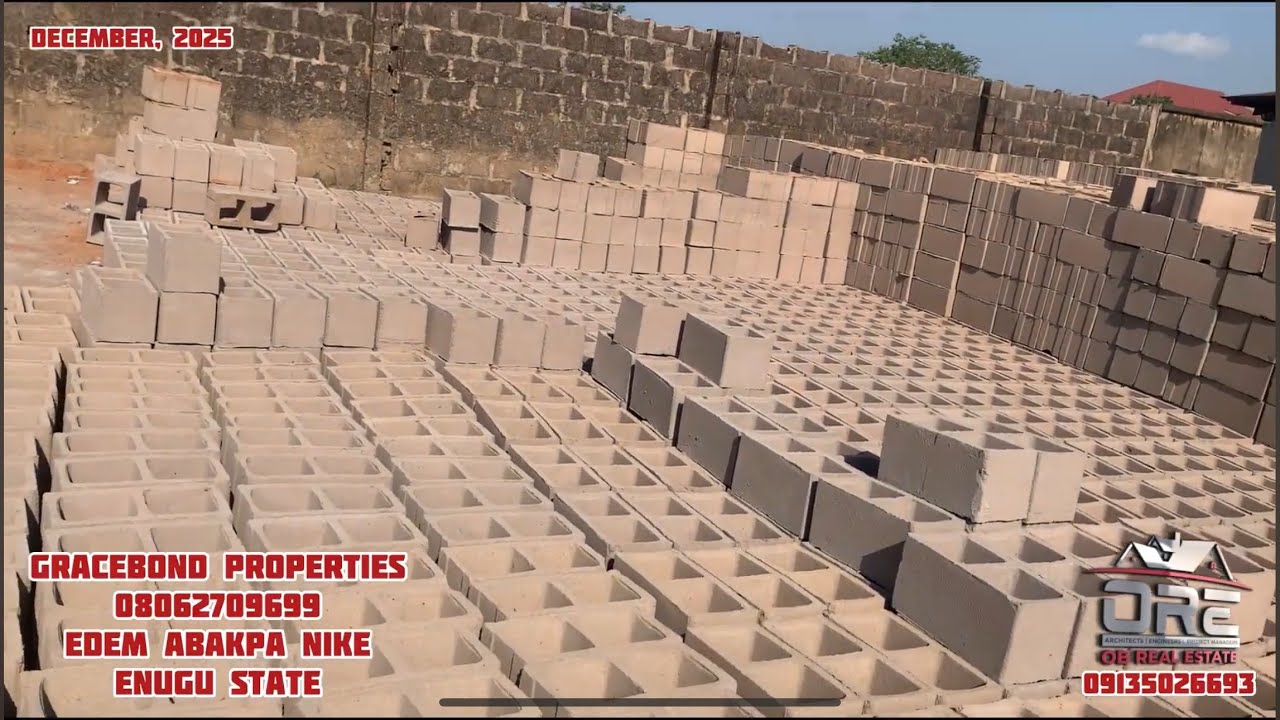 Enugu Nigeria: Costs of Molding Blocks and Prices of Different Sizes of ...