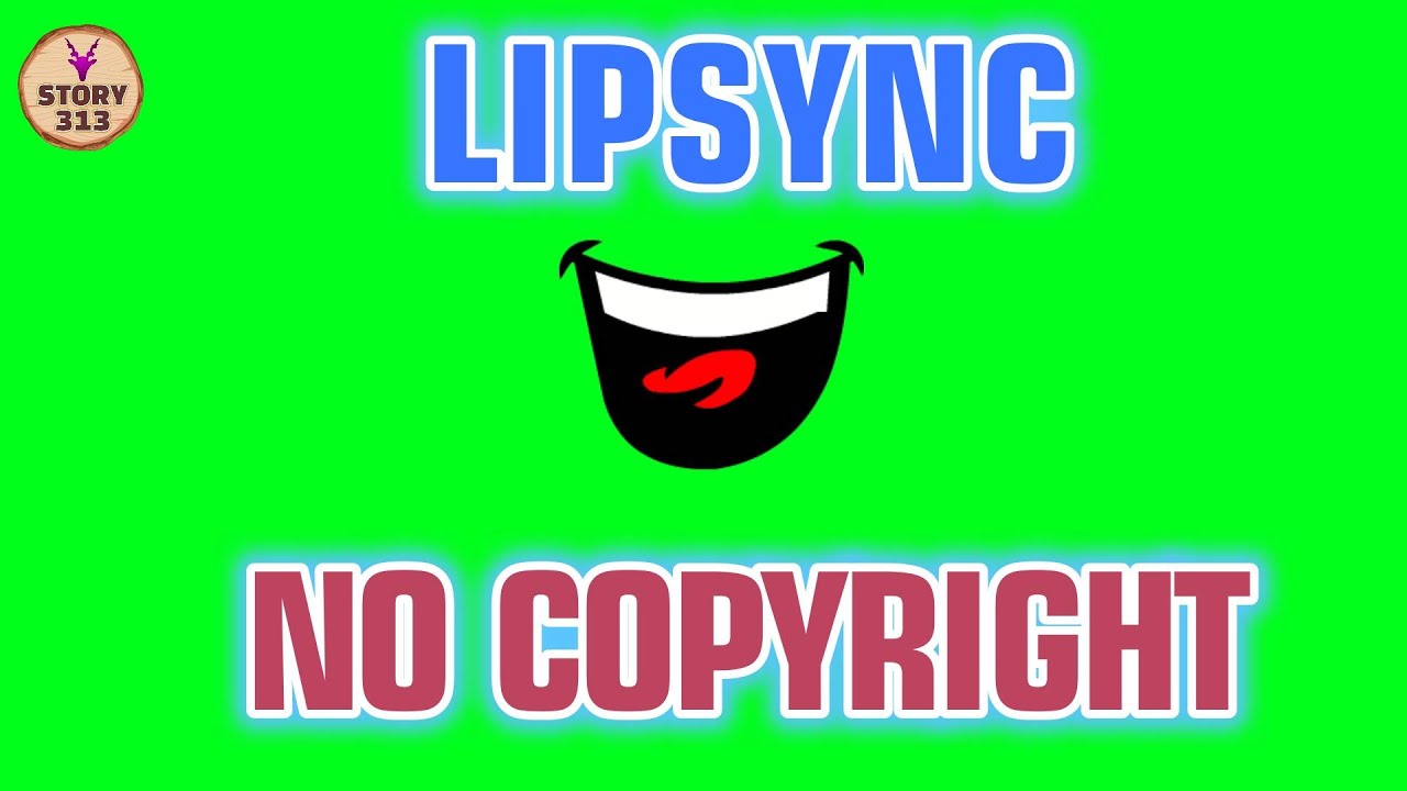 Free Mouth Animation Green Screen Video || lip sync green screen - YouTube