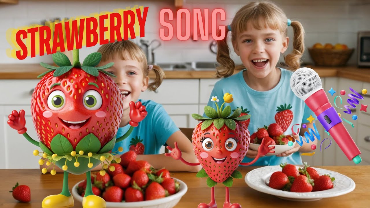 Delightful Strawberry Song 🍓 | Best Kids Dance Song - YouTube