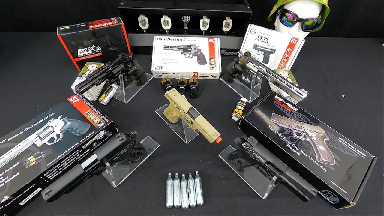 Dan Wesson 6, Dan Wesson 4, [BLE 001 Alpha - ICS], SIG SAUER P320, CZ 75 P07 DUTY, SIG SAUER WE ...
