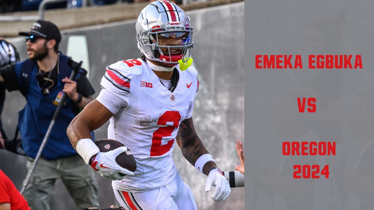 Emeka Egbuka vs Oregon 2024 - YouTube