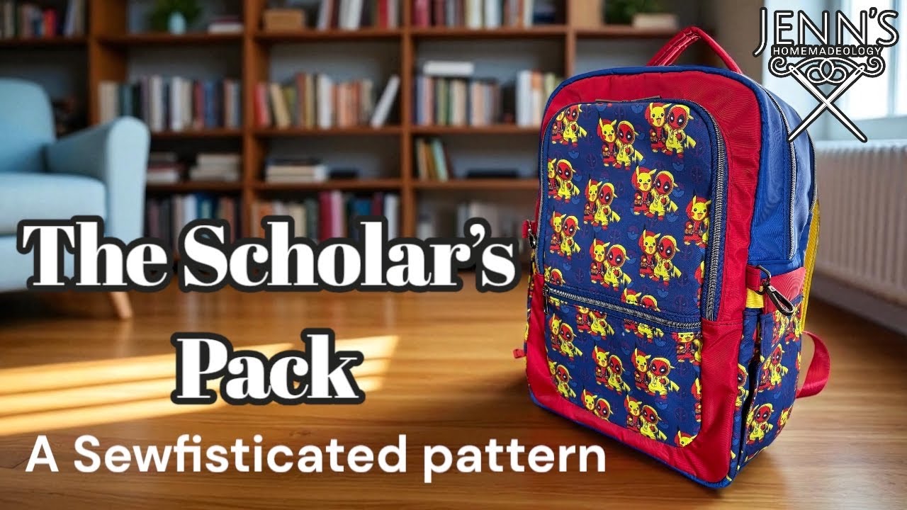 The Scholar's Pack Tutorial, A Sewfisticated Craft Design pattern - YouTube