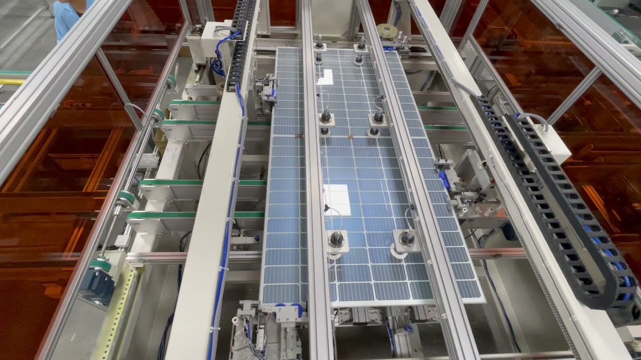 HORAD 2021 GLASS EDGE TAPING MACHINE FOR SOLAR PANEL MANUFACTURE - YouTube