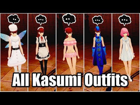 Persona 5 Royal - All Kasumi Outfits Showcase (Including All DLC)