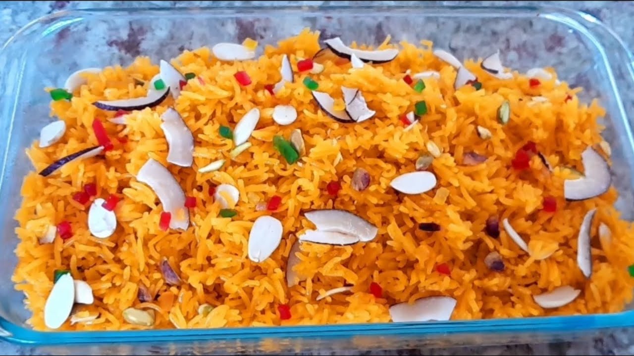 Traditional Zarda Recipe || Eid Special zarda || Meethi Eid || Maria's ...