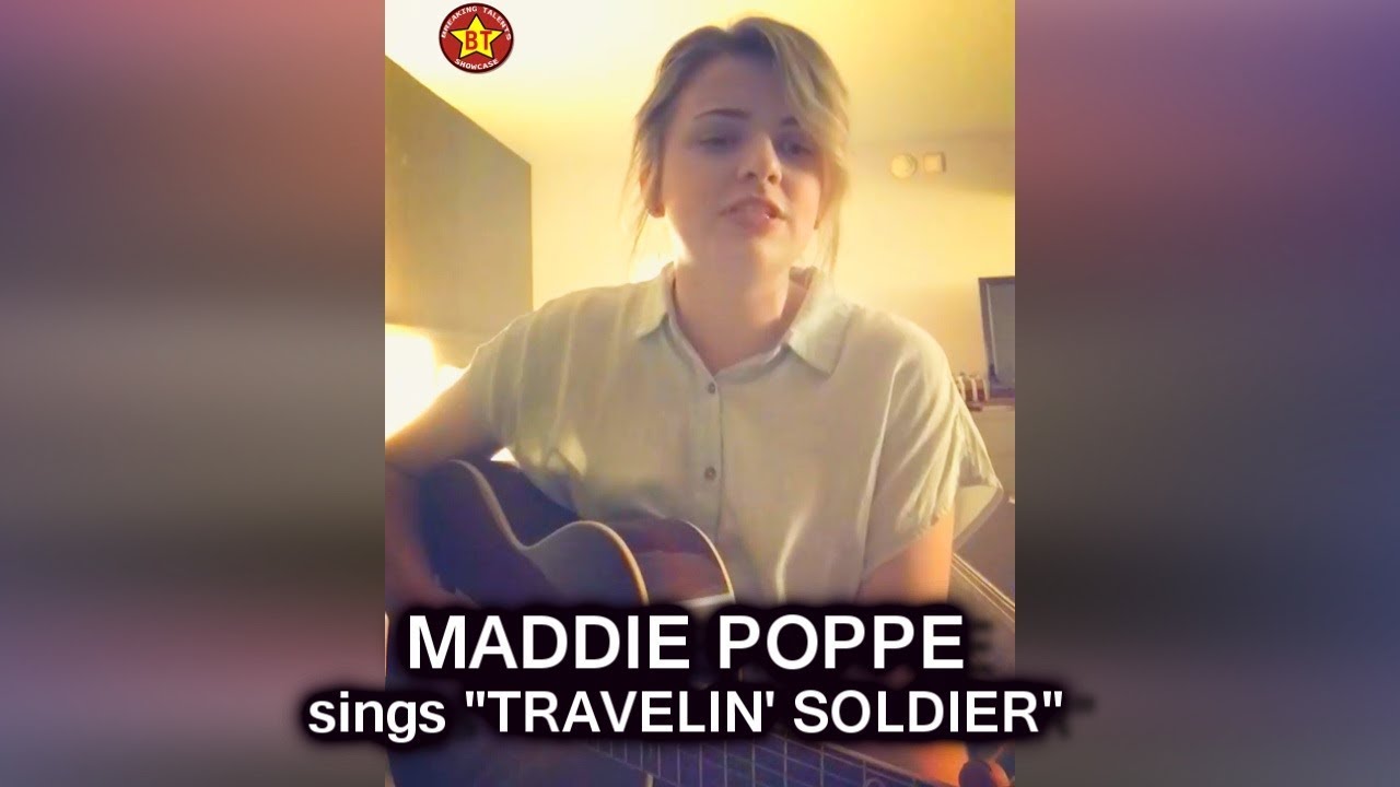 Maddie Poppe sings “Travelin' Soldier” (partial) cover American Idol ...