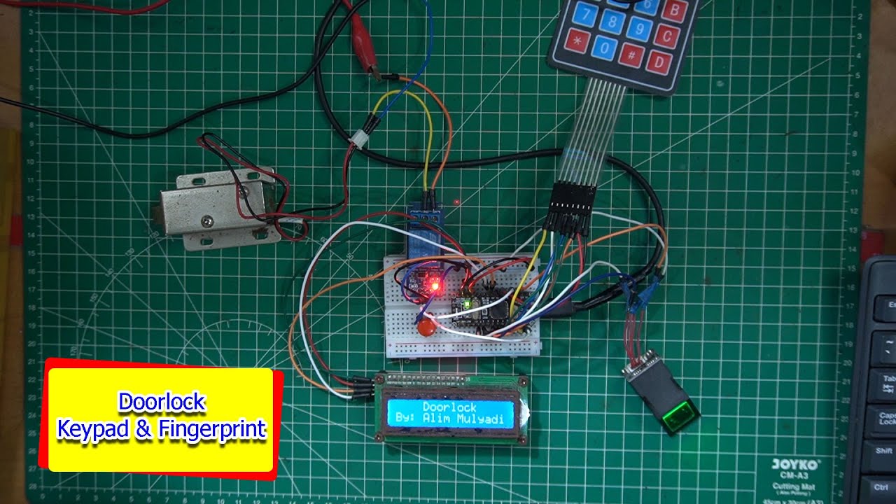 Membuat Doorlock Keypad Dan Fingerprint Project Arduino 40 Youtube 9479