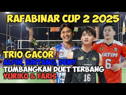 TRIO GACOR Indomaret Alfin Daniel, Bintang Saputra, Deny Arya ...