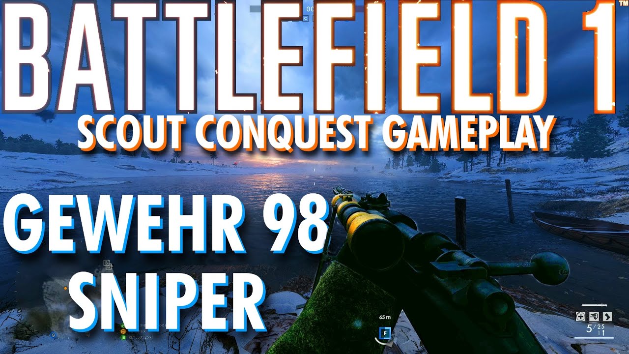 The Fastest Bullet Velocity Rifle.. Gewehr 98 Sniper Gameplay ...