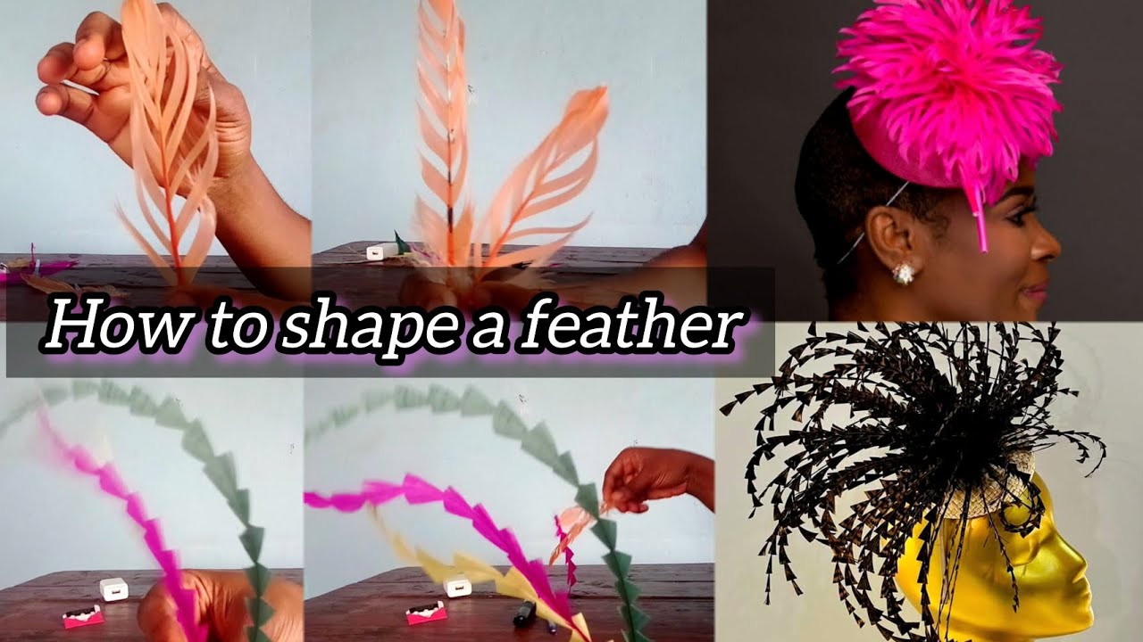 Detailed Tutorial on How To Cut & Shape your Feathers For Hat / Feather ...