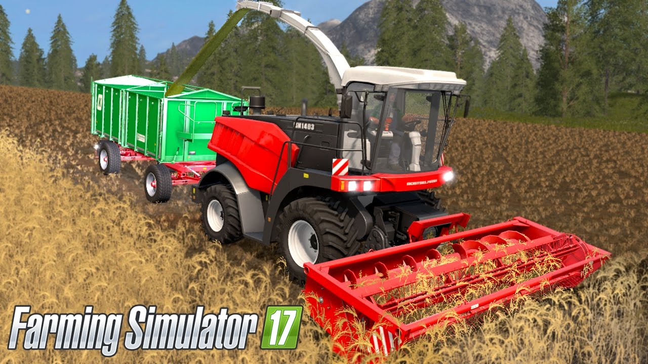 Farming Simulator 17 - MAKING CHAFF! Rostselmash RSM 1403 Forage ...
