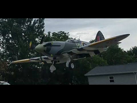 Horizon Hobby - Spitfire 1.2m - 4S Fathers Day Flight - YouTube