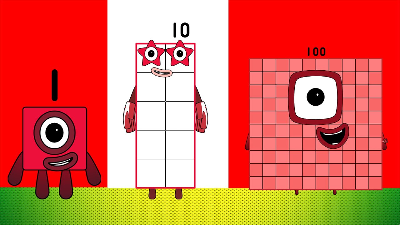 Numberblocks 1 To 100 Remix Youtube