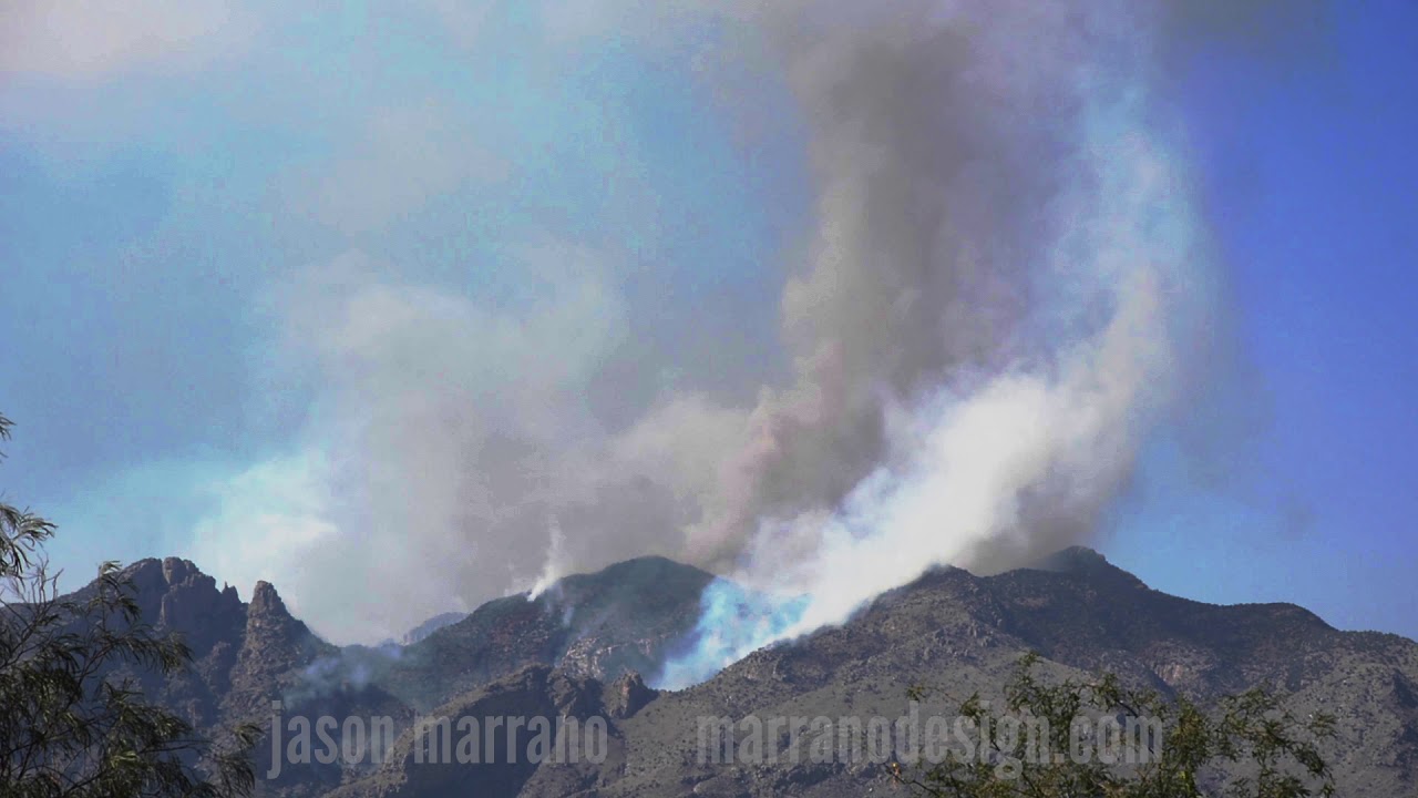 Big Horn Fire Time lapse - YouTube