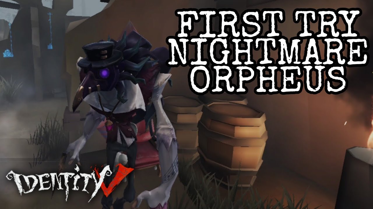 My Very First Match Using "Orpheus" | Identity V Nightmare Gameplay ...