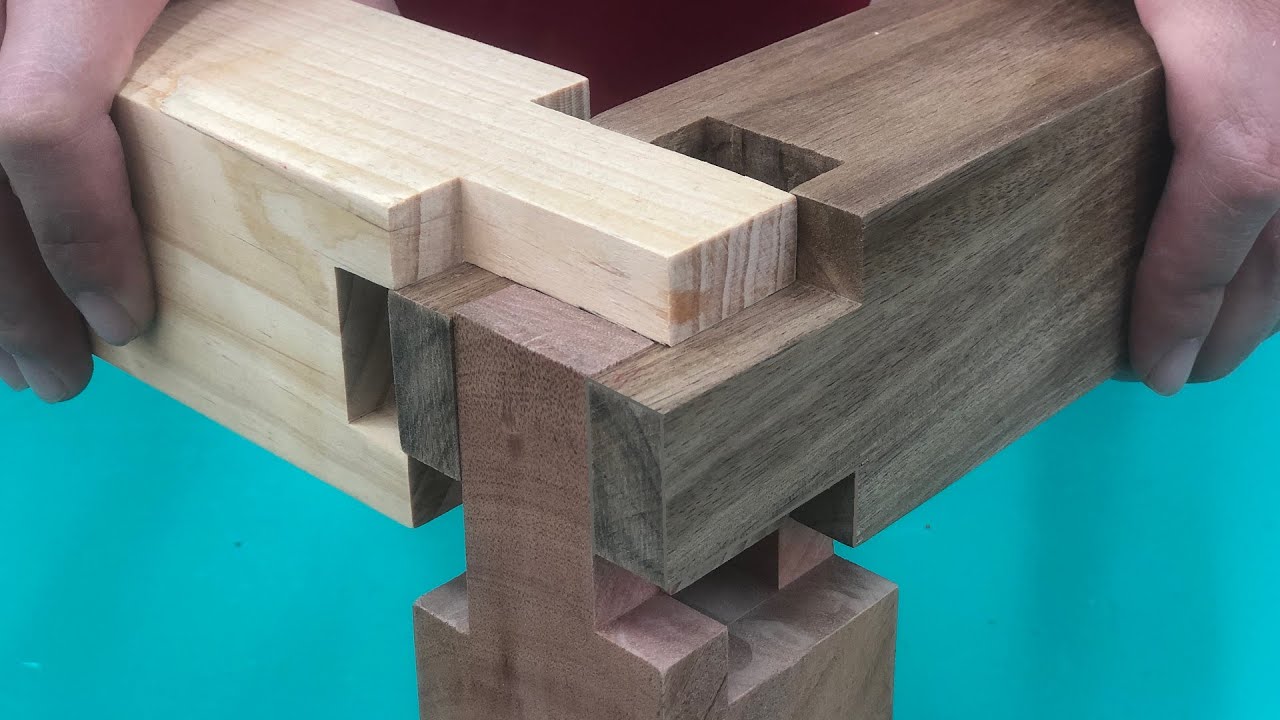 Perfect Wood Connection - Woodworking joinery Work Very Well - YouTube