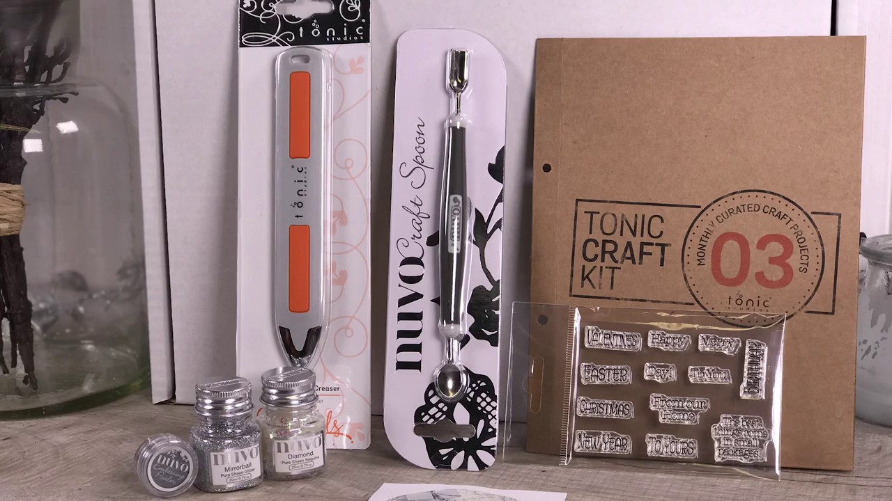 Tonic Introduces - November's Tonic Craft Kit - YouTube