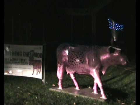 Eco Rave Cow - Cowparade Margaret River 2010 - YouTube